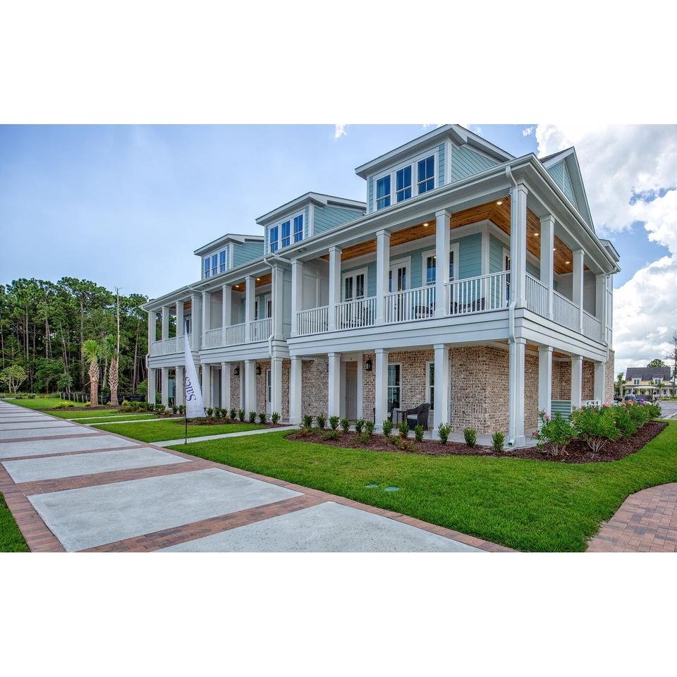 Plan Three Story Wraparound Porch Townhome - 8099 Sandlapper Way ...