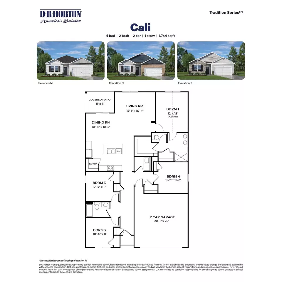 Plan CALI - 2110 Wild Ridge Dr, Fayetteville, NC 28314 | 4 Photos - Movoto