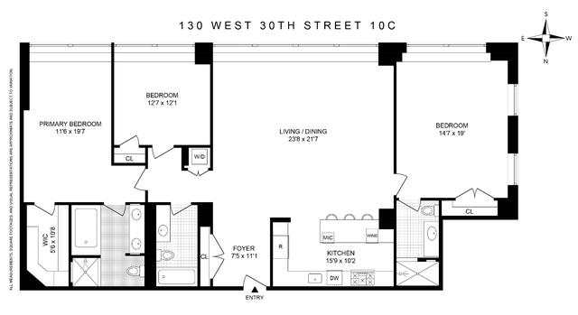 130 W 30th St #10C, New York, NY 10001 | MLS# RLS20003733 | 11 Photos ...