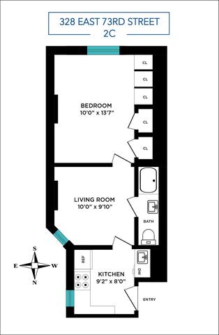 328 E 73rd St #2C, New York, NY 10021 - Movoto