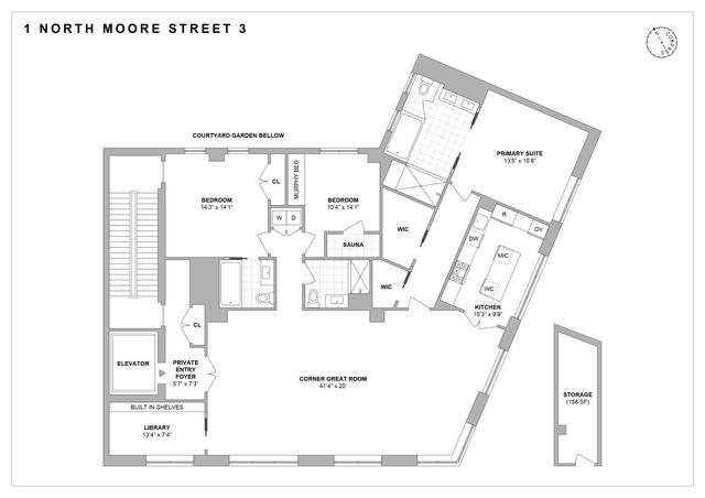 1 N Moore St #3, New York, NY 10013 | MLS# RLS20061980 | 3 Photos - Movoto